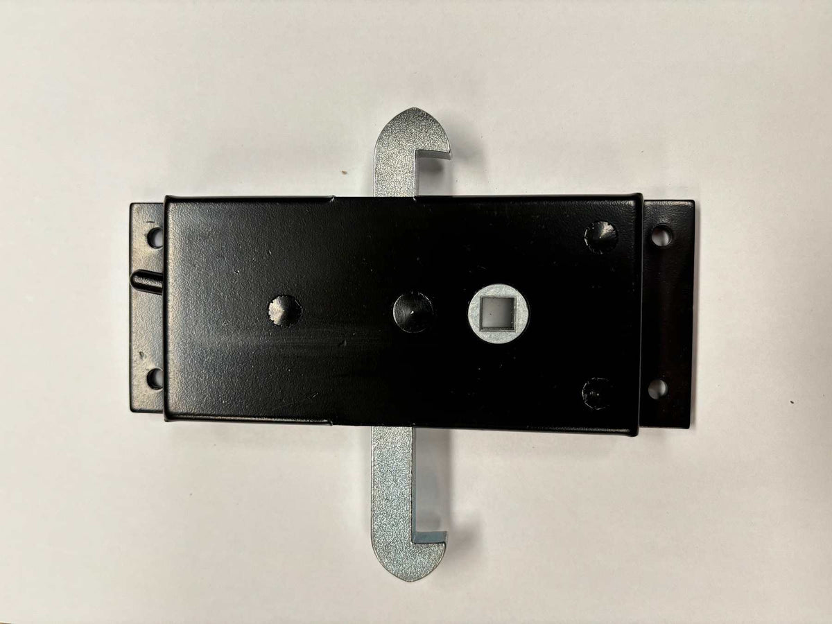 Sliding cab door lock, Black body, Hook open or closed, locking versio ...