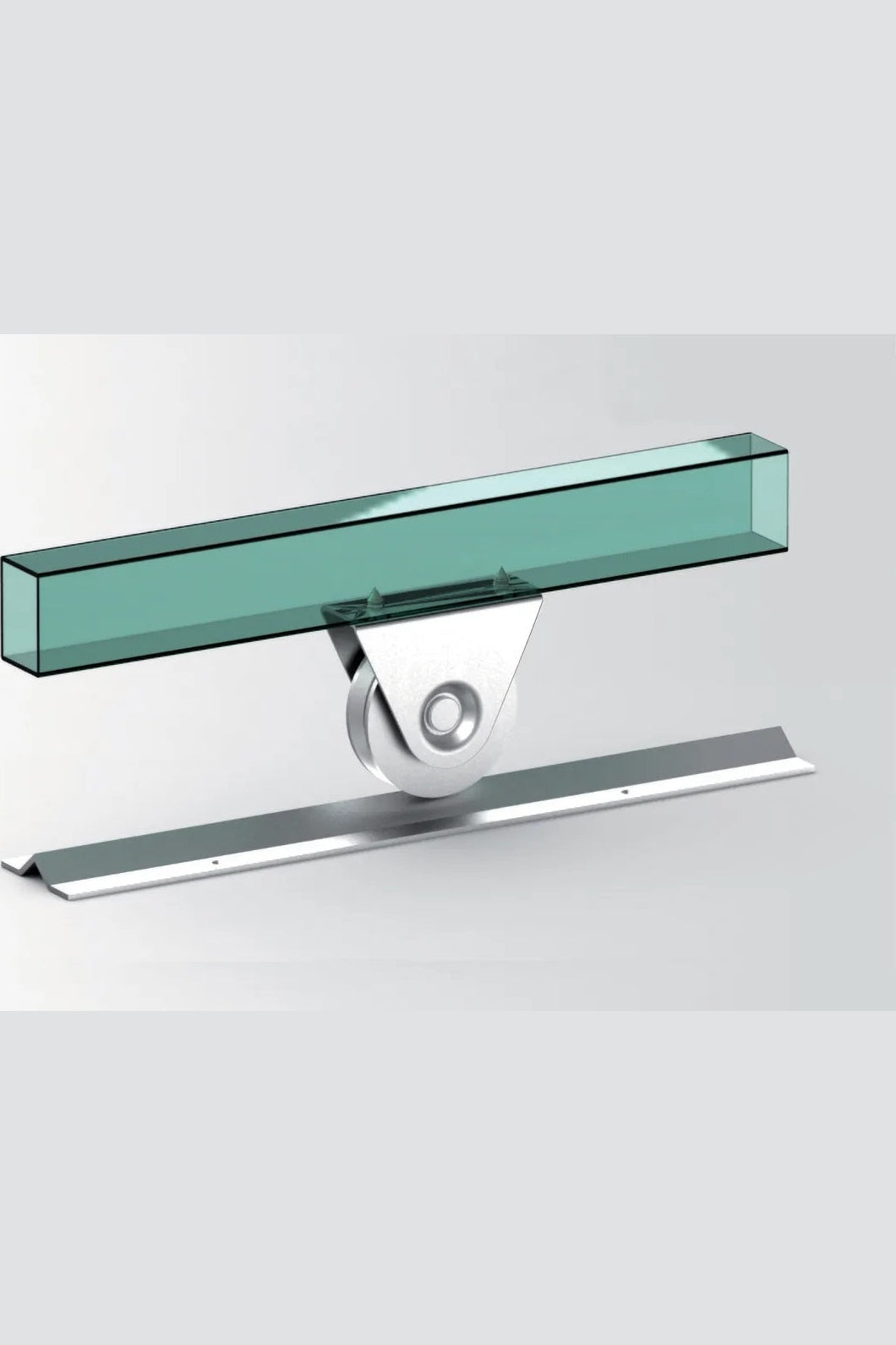 Stainless Steel Wheels with External Support with One Ball Bearing ...
