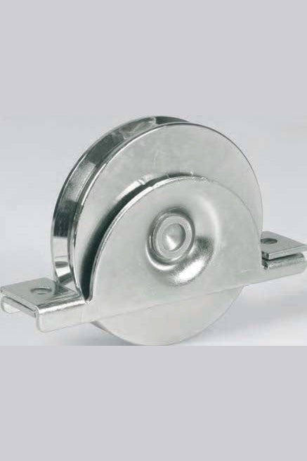 Gate Rollers with Support Round Groove 2 Bearings - 392A — Ariel Door ...