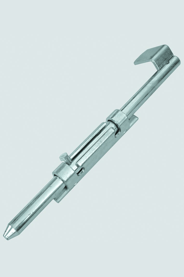 Barrel Bolt Gate Lock with Security — Ariel Door Gears Ltd.