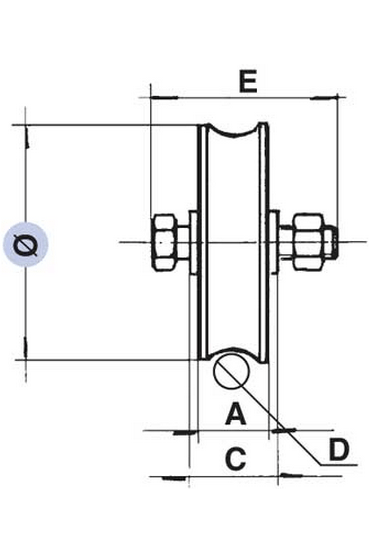 Wheel for Sliding Gate — Ariel Door Gears Ltd.