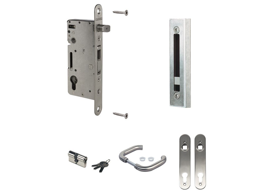 Stainless Steel Insert Lock For Wooden Gates — Ariel Door Gears Ltd.
